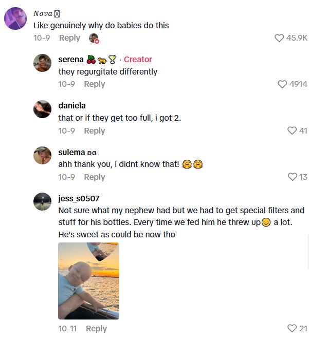 The Baby Spit-Up Challenge On TikTok Is Equal Parts Hilarious And ...