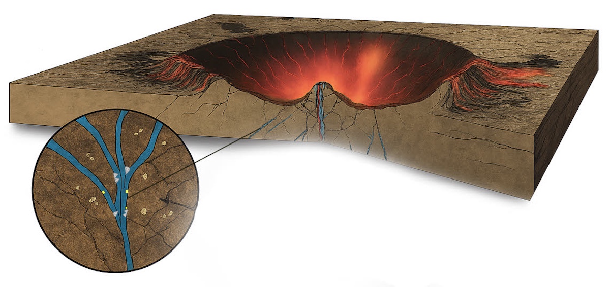 Microbes Learned To Thrive In An Ancient Meteor Impact Crater And ...