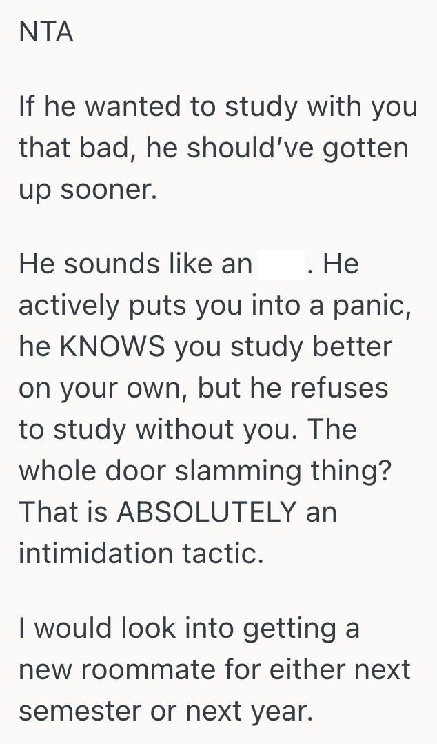 College Student Doesn’t Want To Study With His Roommate, But His ...