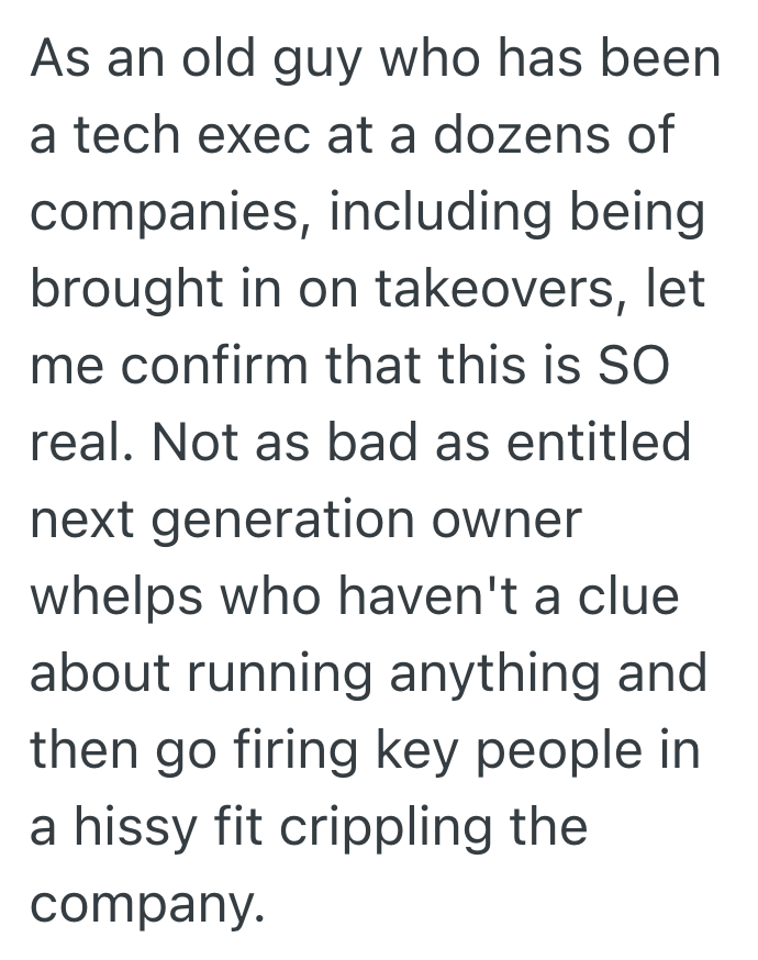 New Company Owners Got Rid Of Vacation Days And Fired Important Staff ...