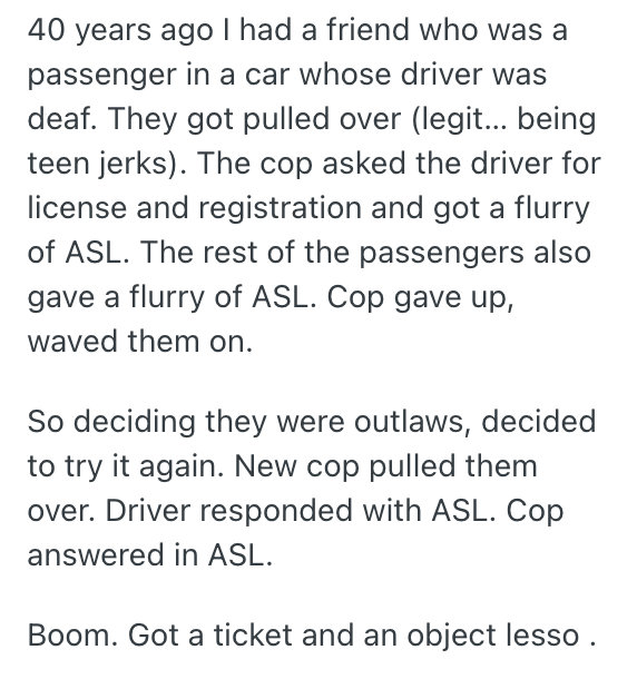 Hearing-Impaired Driver Was Pulled Over For A Rolling Stop, But Then ...