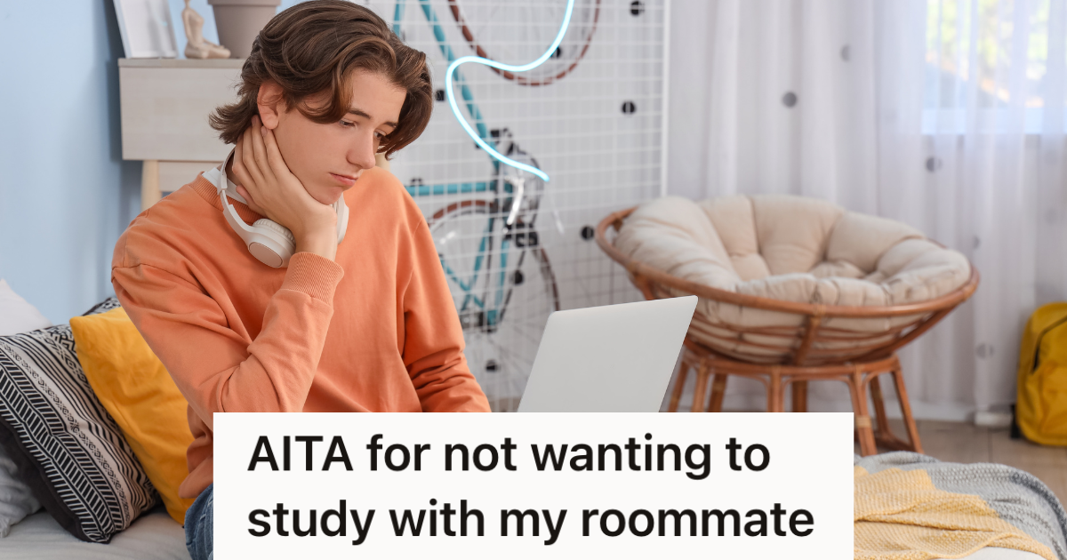 College Student Doesn’t Want To Study With His Roommate, But His ...
