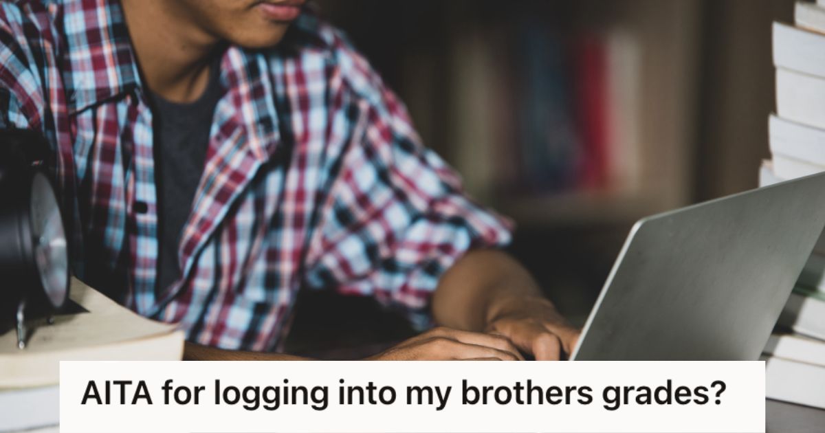 His Brother Refused To Reveal His Grades, So He Decided To Check ...