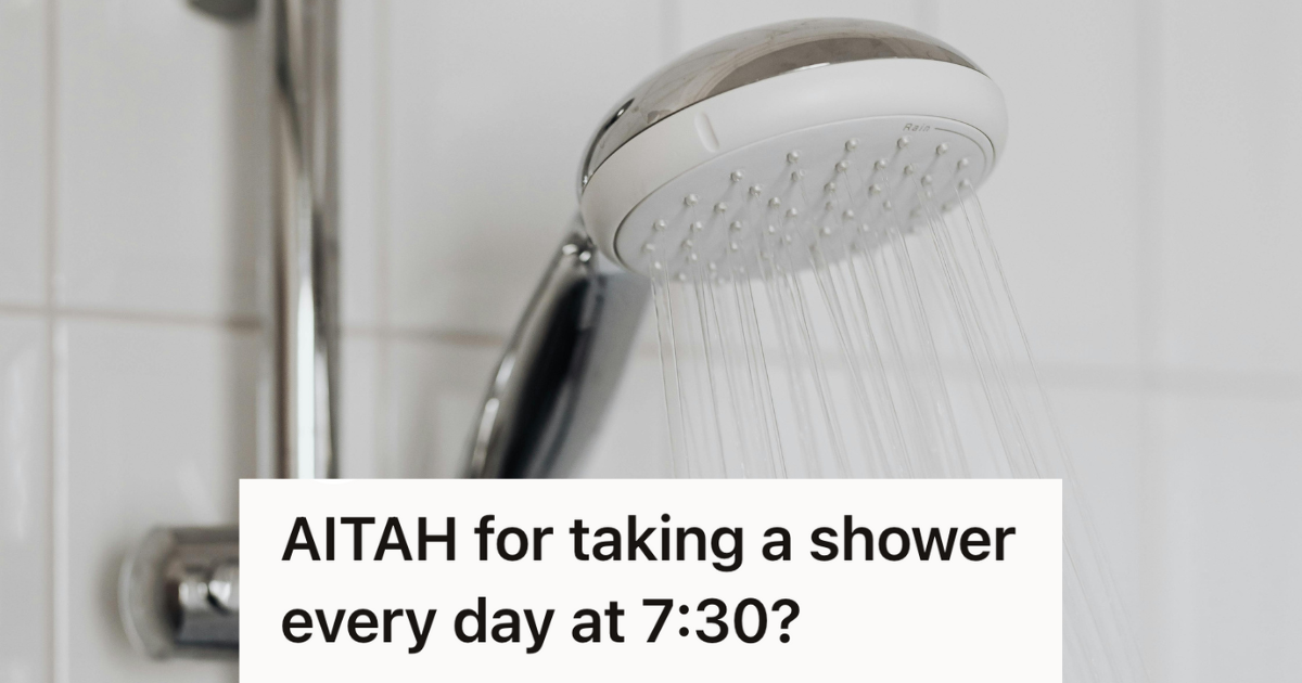 Woman Showers In A Shared Bathroom At The Same Time Everyday, But Her ...