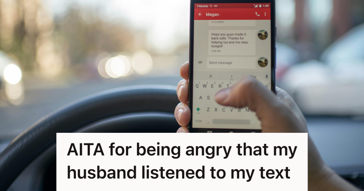 Husband Hit “Read Aloud” On His Wife’s Private Text Message, So She ...