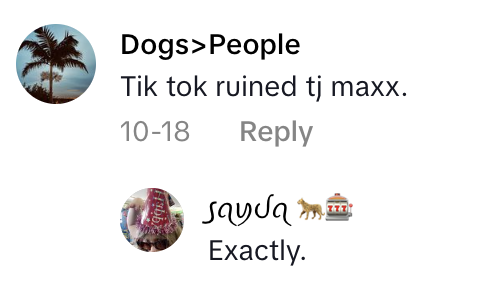 ‘Making you spend money on silly things you don’t need.’ – T.J. Maxx ...