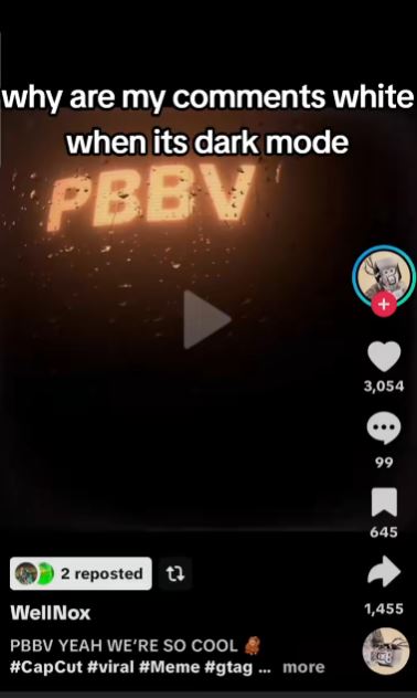 Weird Glitch With TikTok's Dark Mode Have People Seeing White In The ...