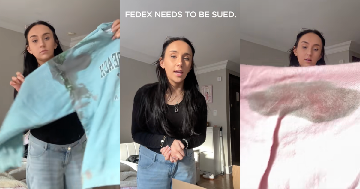 ‘My laundry bill is $320 to try to get the stains out.’ – FedEx ...