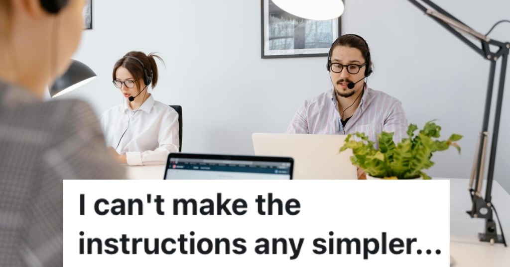 Employee Reduced The Instructions To The Very Simplest Terms, But It ...