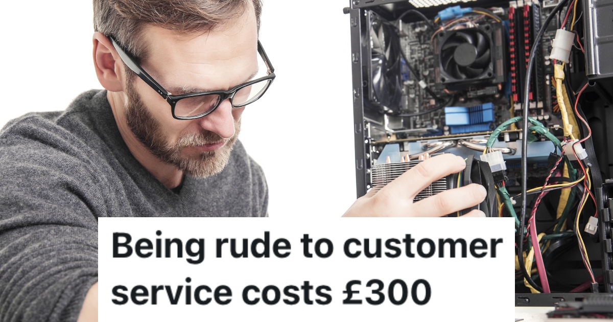 Computer Store Employee Got Tired Of Dealing With A Rude Customer, So ...