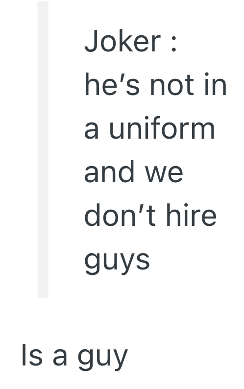Restaurant Employees Followed Their Job Descriptions Exactly, So A ...
