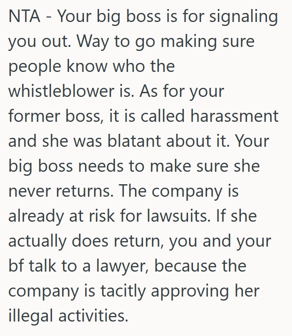 Her Manager Kept Sending Inappropriate Messages To Her Boyfriend ...