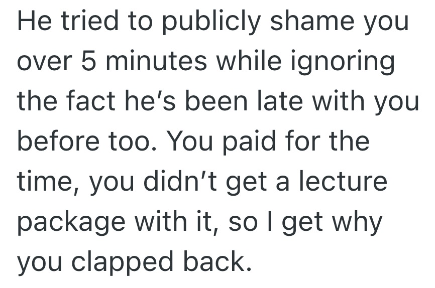 Personal Training Client Arrives 5 Minutes Late and Gets Publicly ...