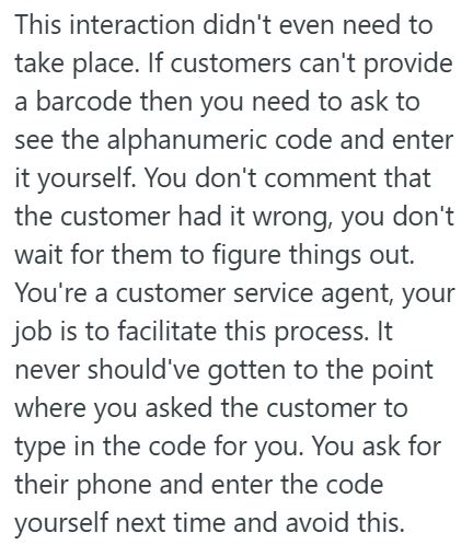 Customer Misreads Return Code and Refuses to Scan Barcode, Leading to ...
