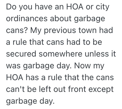 Person Suspects Neighbor Damaged New Car With Garbage Cans, Leading to ...