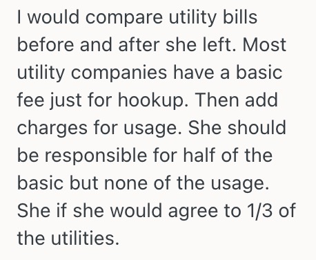 Flatmate Refuses to Pay Her Share of the Bills Because She ‘Wasn’t Even ...